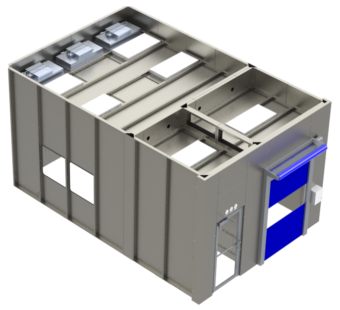 Vertical Flow Modular Cleanrooms | CAP583 Cleanrooms