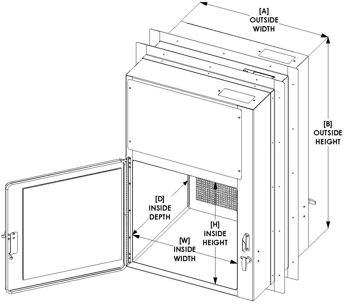 Wall-Mounted Fully Welded Body HEPA Filtered Pass-Thru