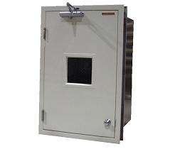 Wall-Mounted Fire Rated Door Pass-Thru (19W x 43-1/4H x 24D)