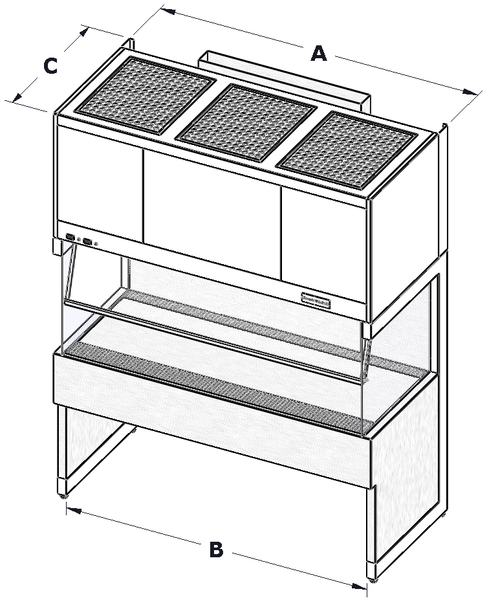 Vertical Laminar Clean Benches | Flow Exhausting Unit Base Clean ...