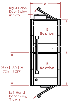 Standard-Profile 2-Unit Tunnel Air Showers | CAP701KD-ST2