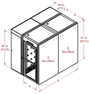 Low-Profile 2-Unit Tunnel Air Showers | CAP701LP-ST2