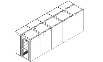 Low-Profile 5-Unit Tunnel Air Showers | CAP701LP-ST5